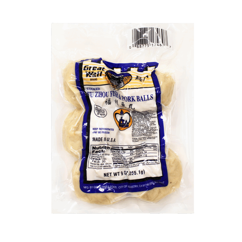 Great Wall Fu Zhou Fish & Pork Balls | Authentic Asian Food